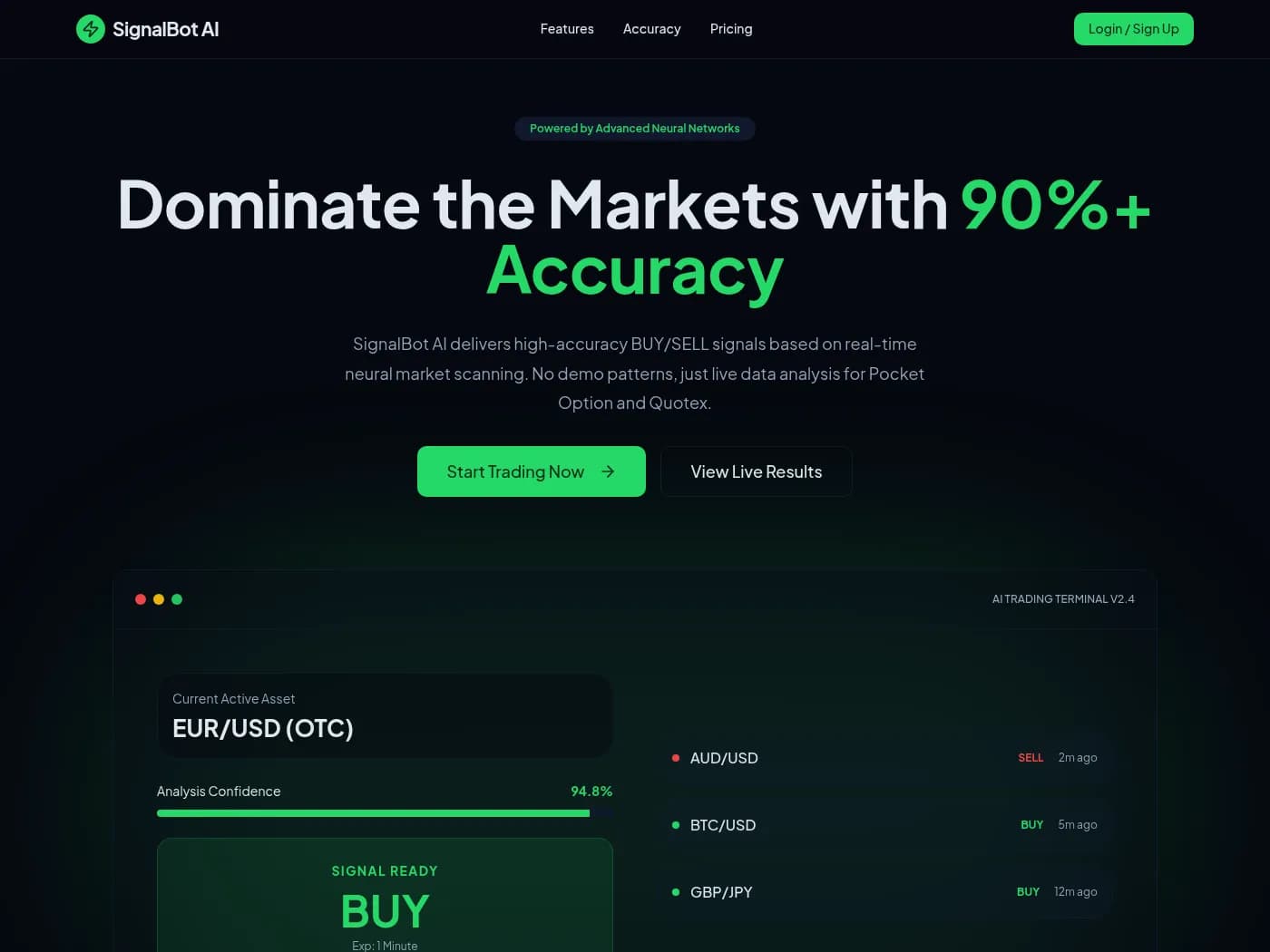 SignalBot AI Trading