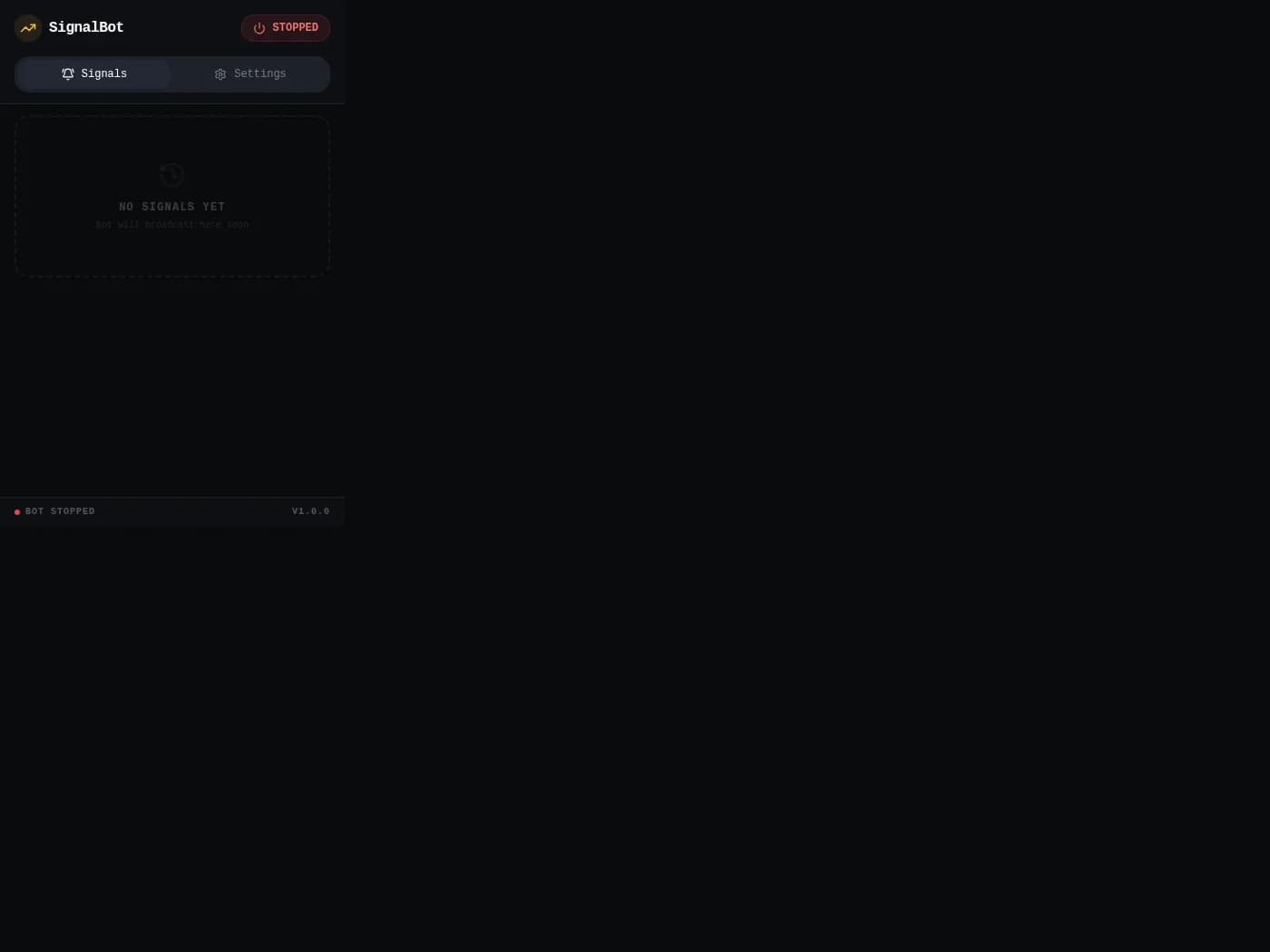 SignalBot Binance Trader