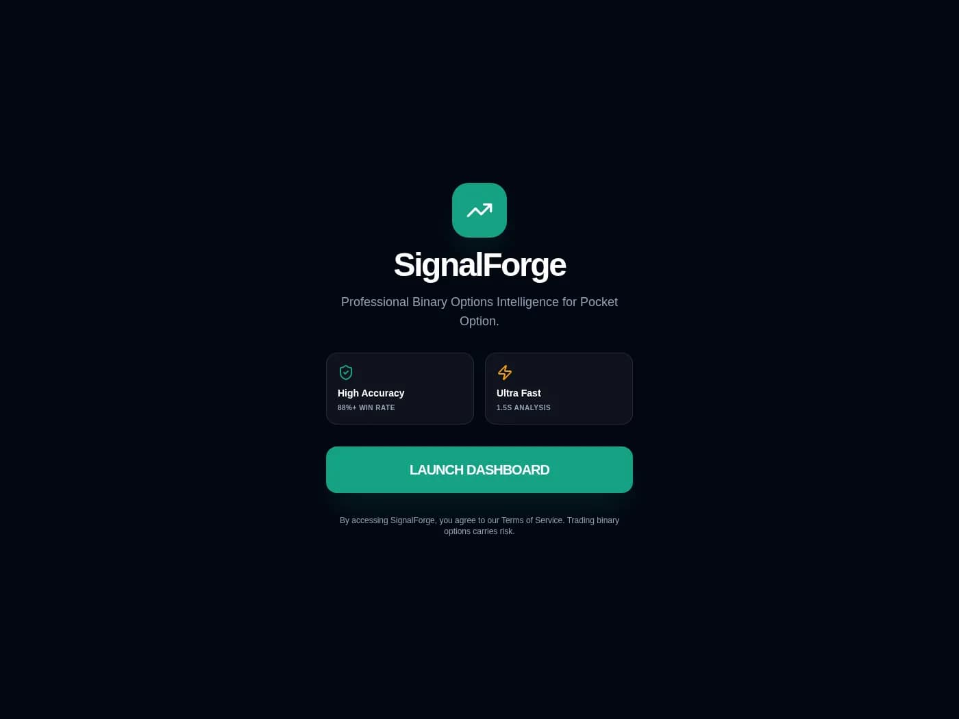 SignalForge Trading Dashboard
