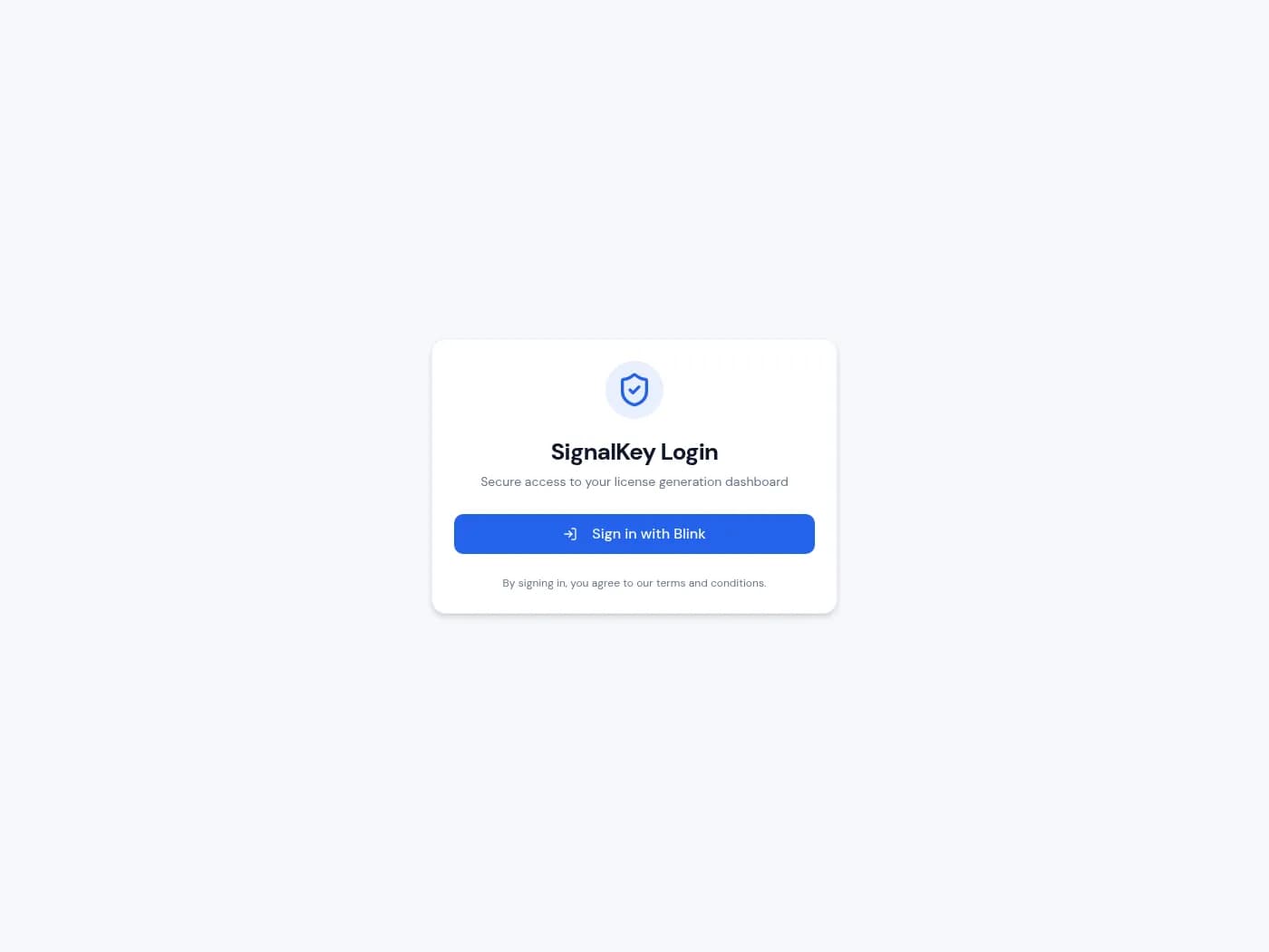 SignalKey License Manager