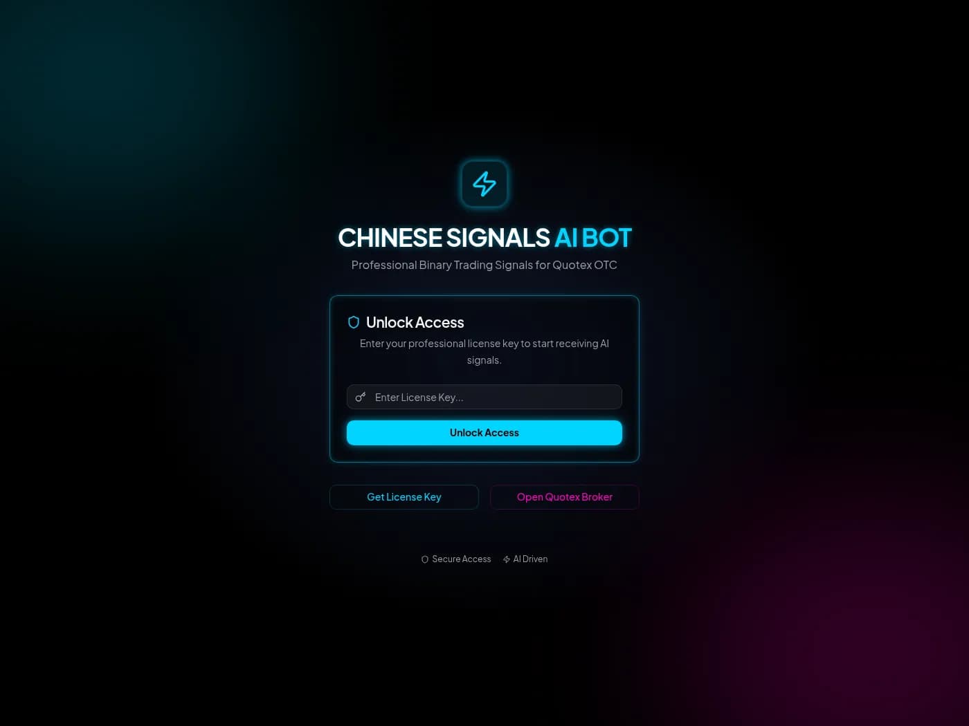 Chinese Signals AI Bot