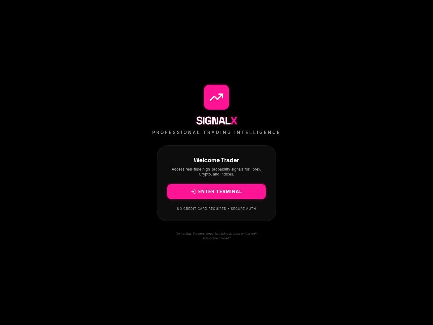 SignalX Trading Suite