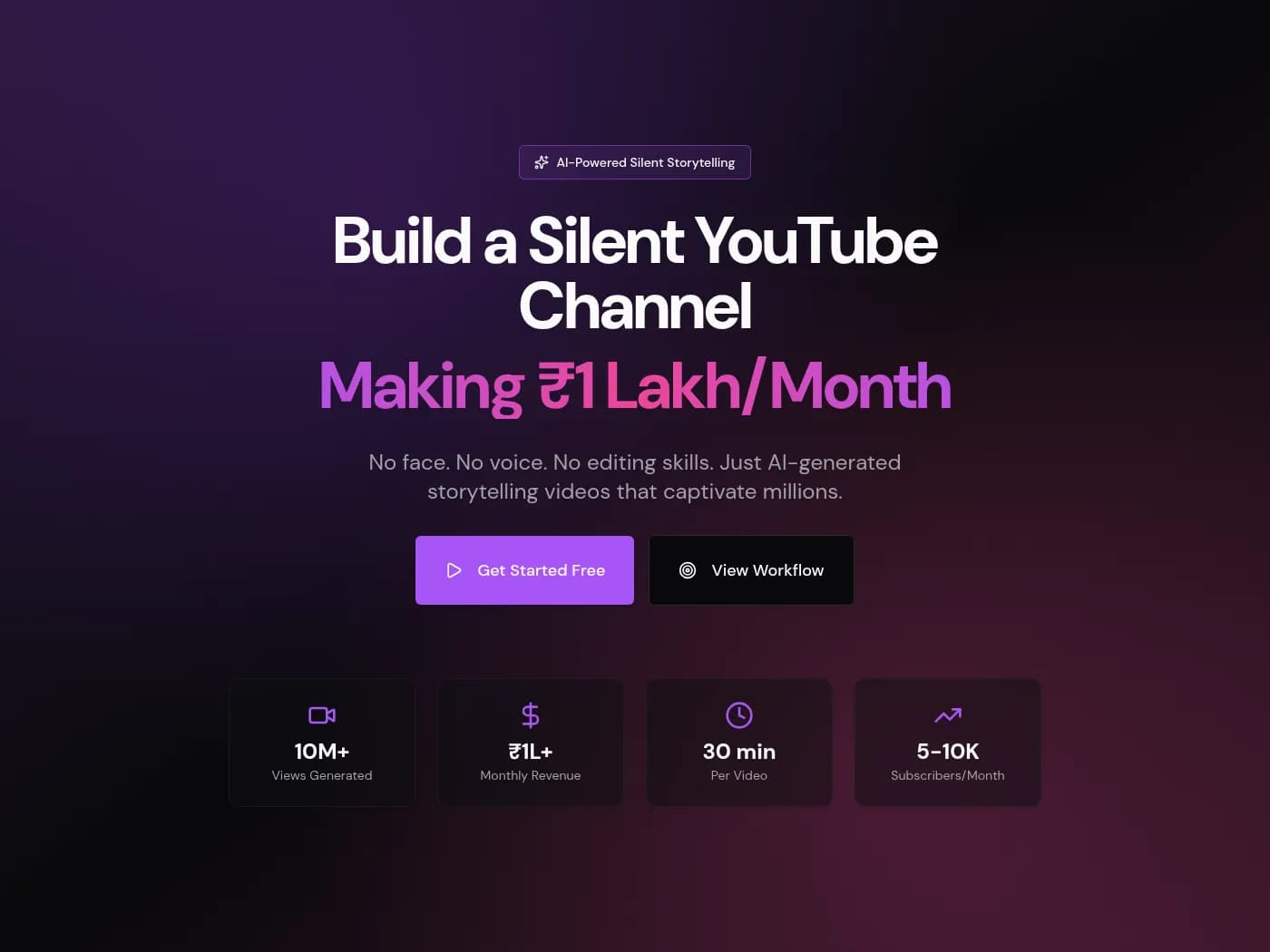 Silent Storytelling Channel