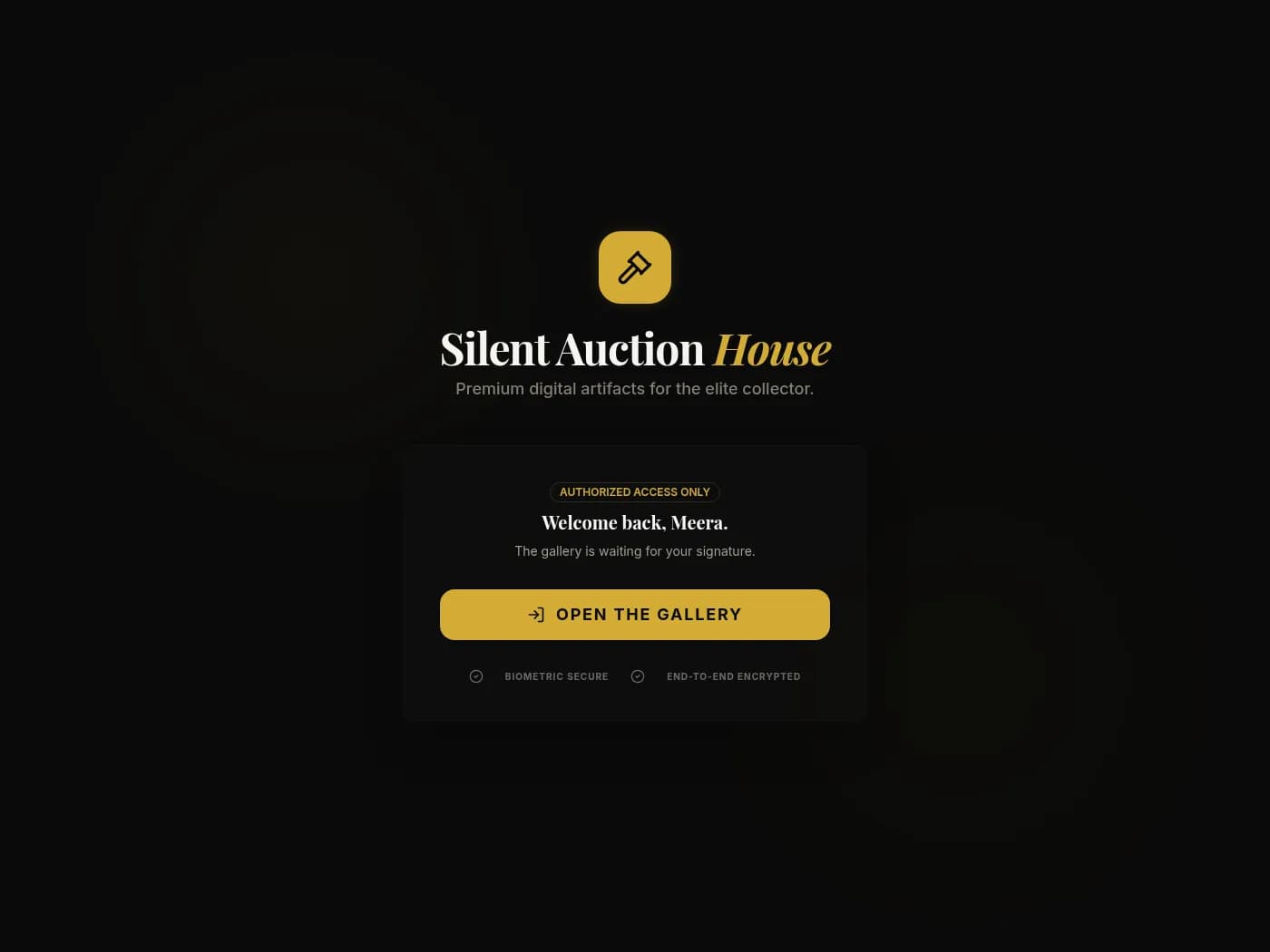 Silent Auction House