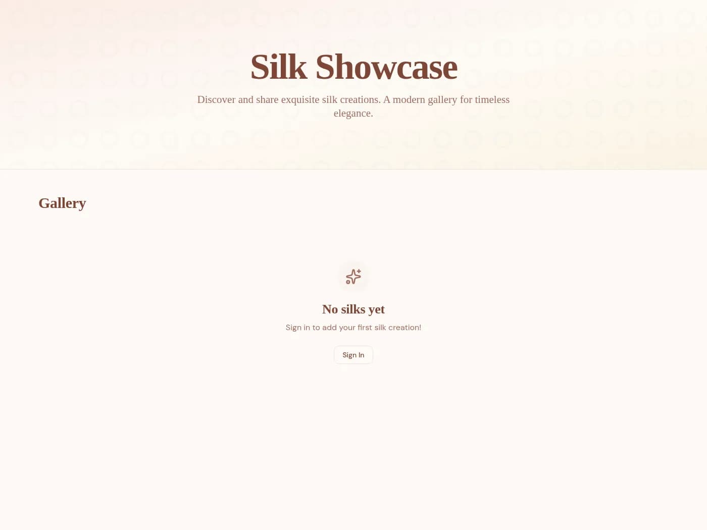 Silk Showcase Web