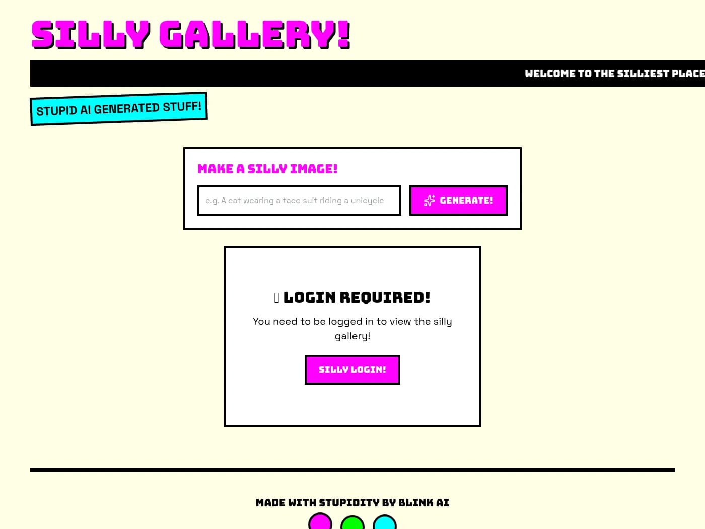 Silly Image Gallery