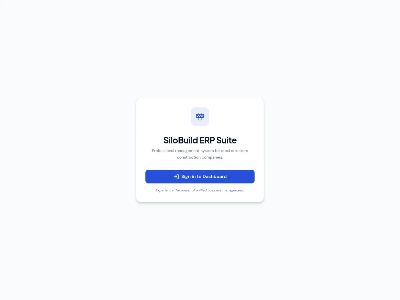 SiloBuild ERP Suite