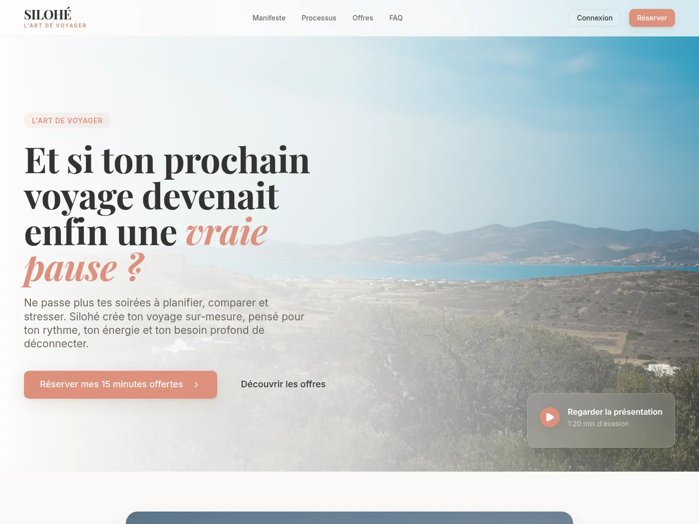 Silohé Premium Landing Page