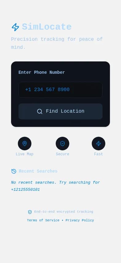 SIM Location Finder