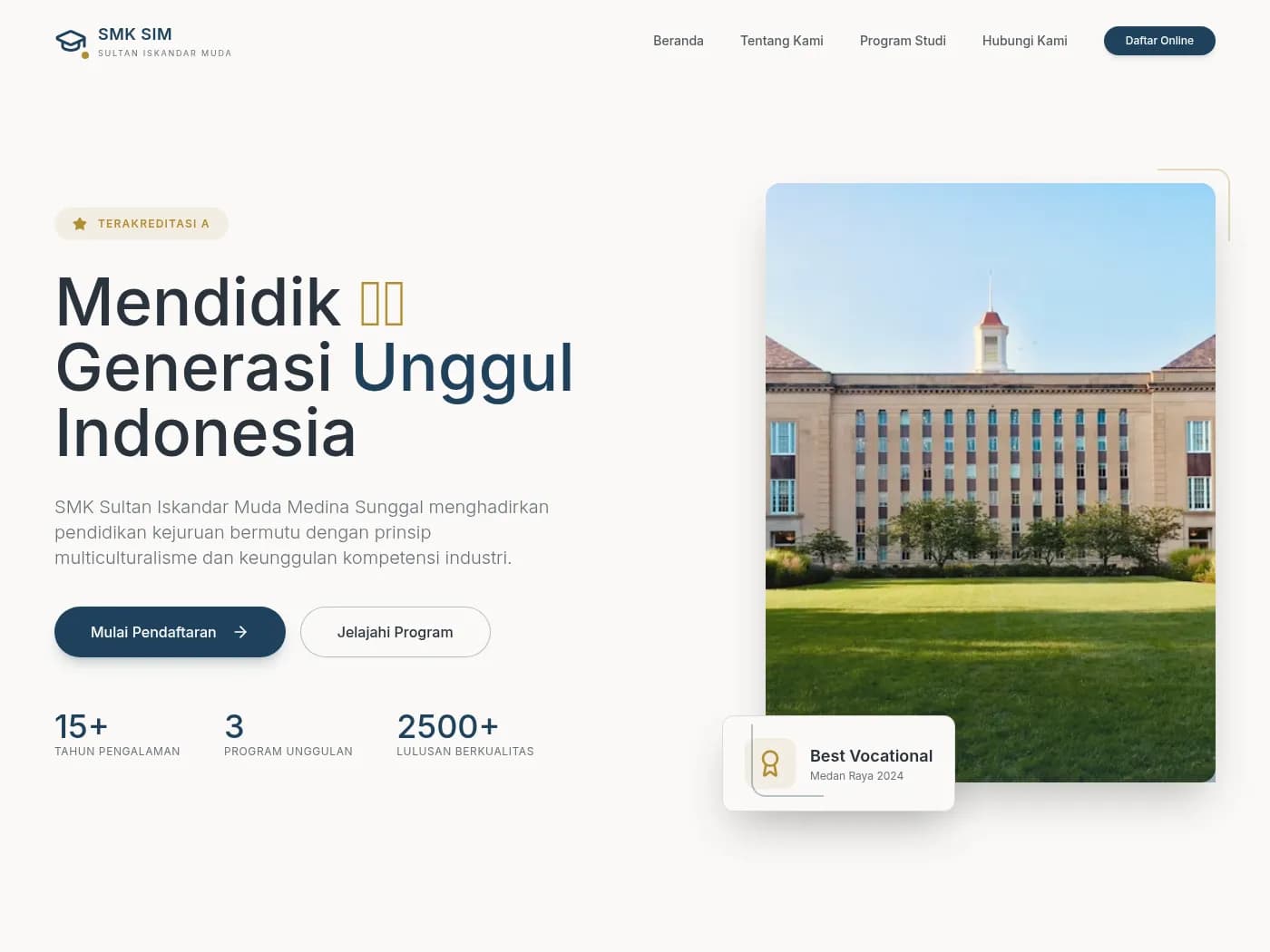SIM Vocational School Promo