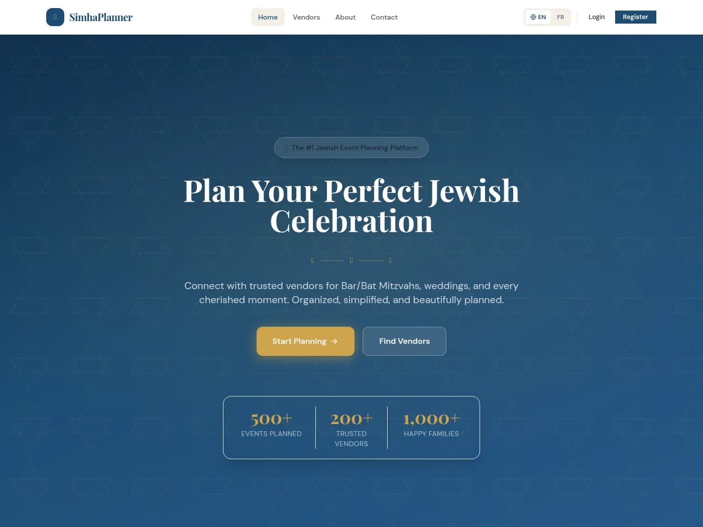 SimhaPlanner Event Suite