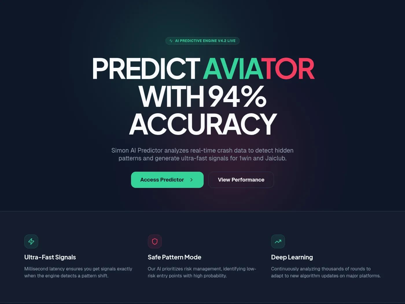 Simon AI Predictor