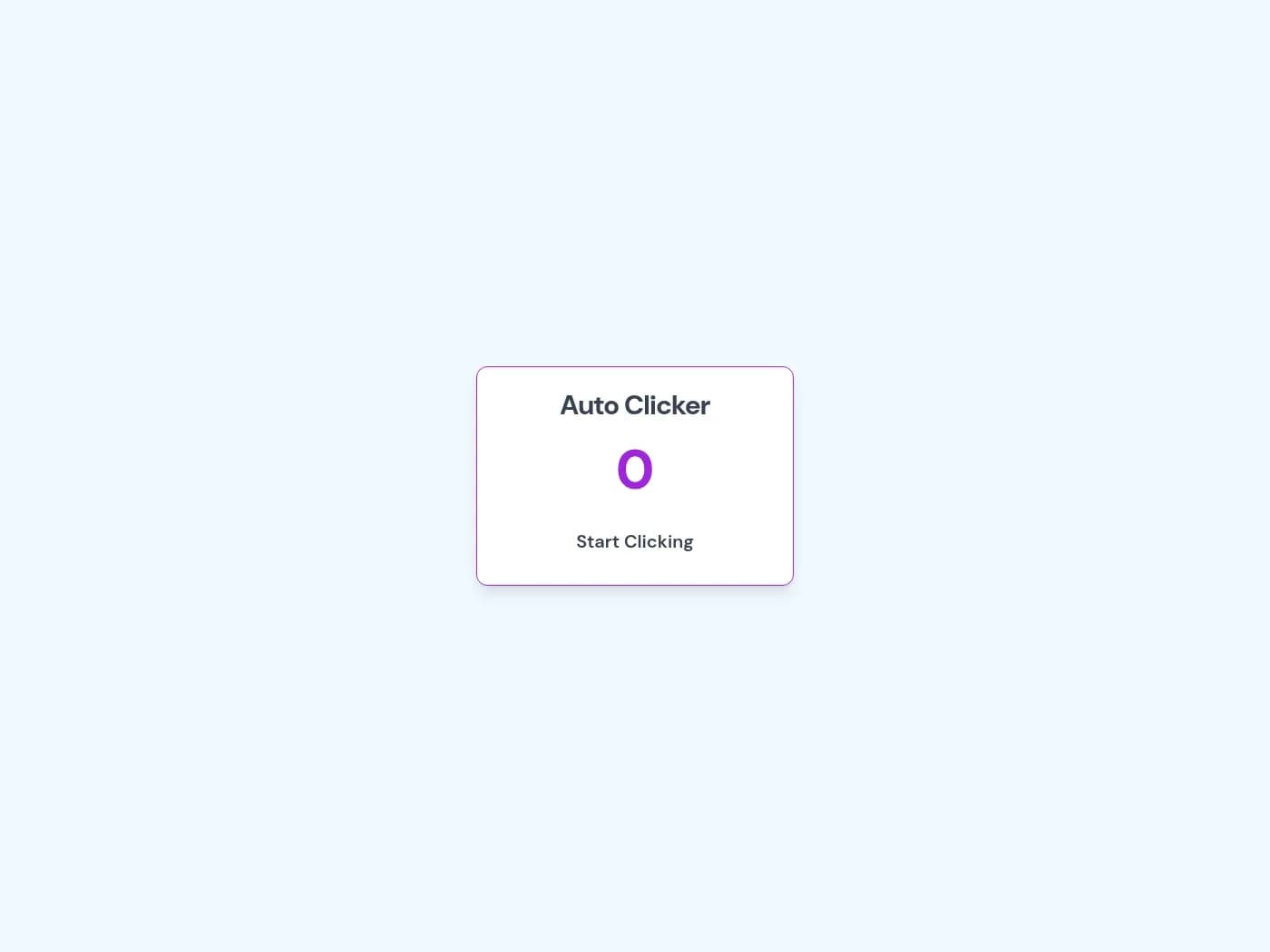 Simple Auto Clicker