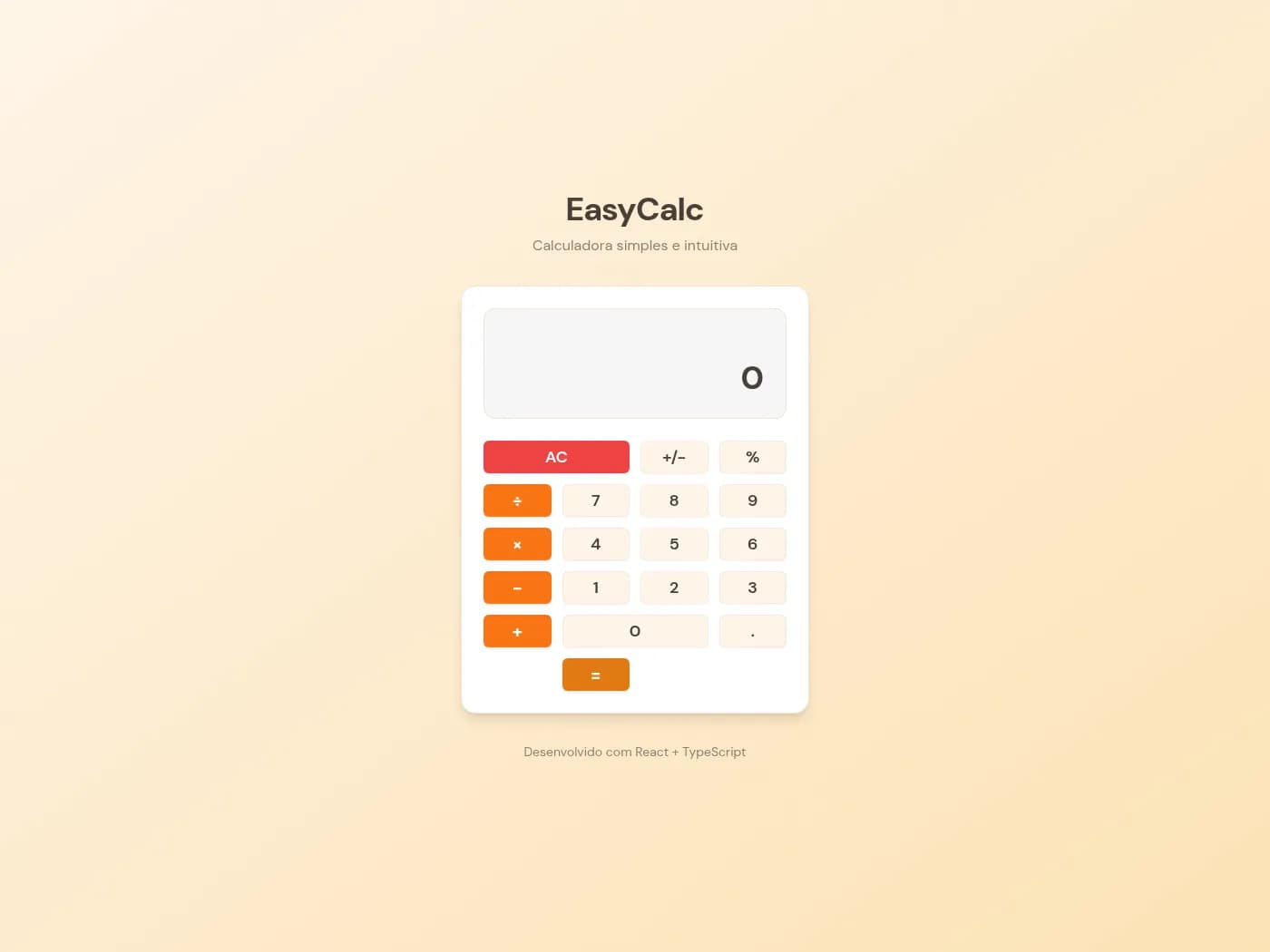 EasyCalc Web