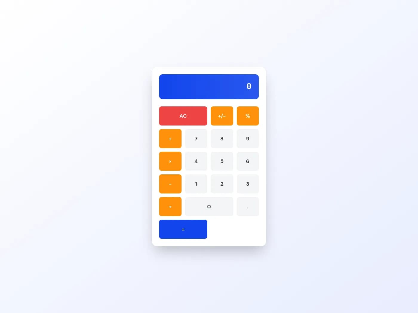 Simple Calc Web App