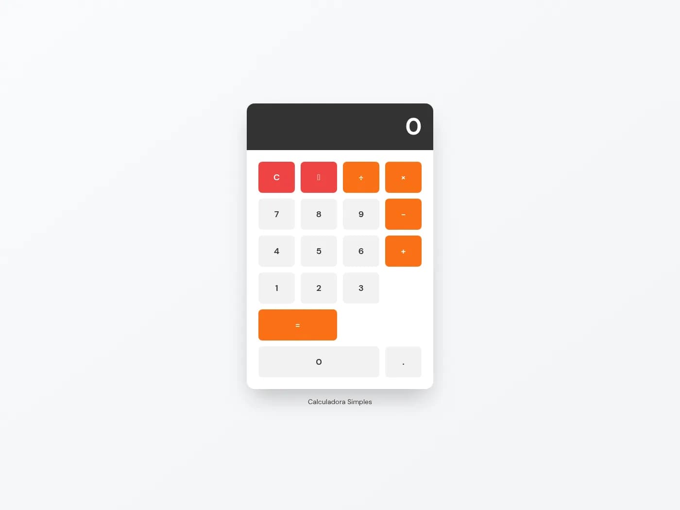 Simple Web Calculator