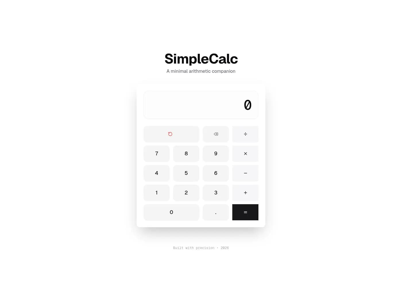 SimpleCalc