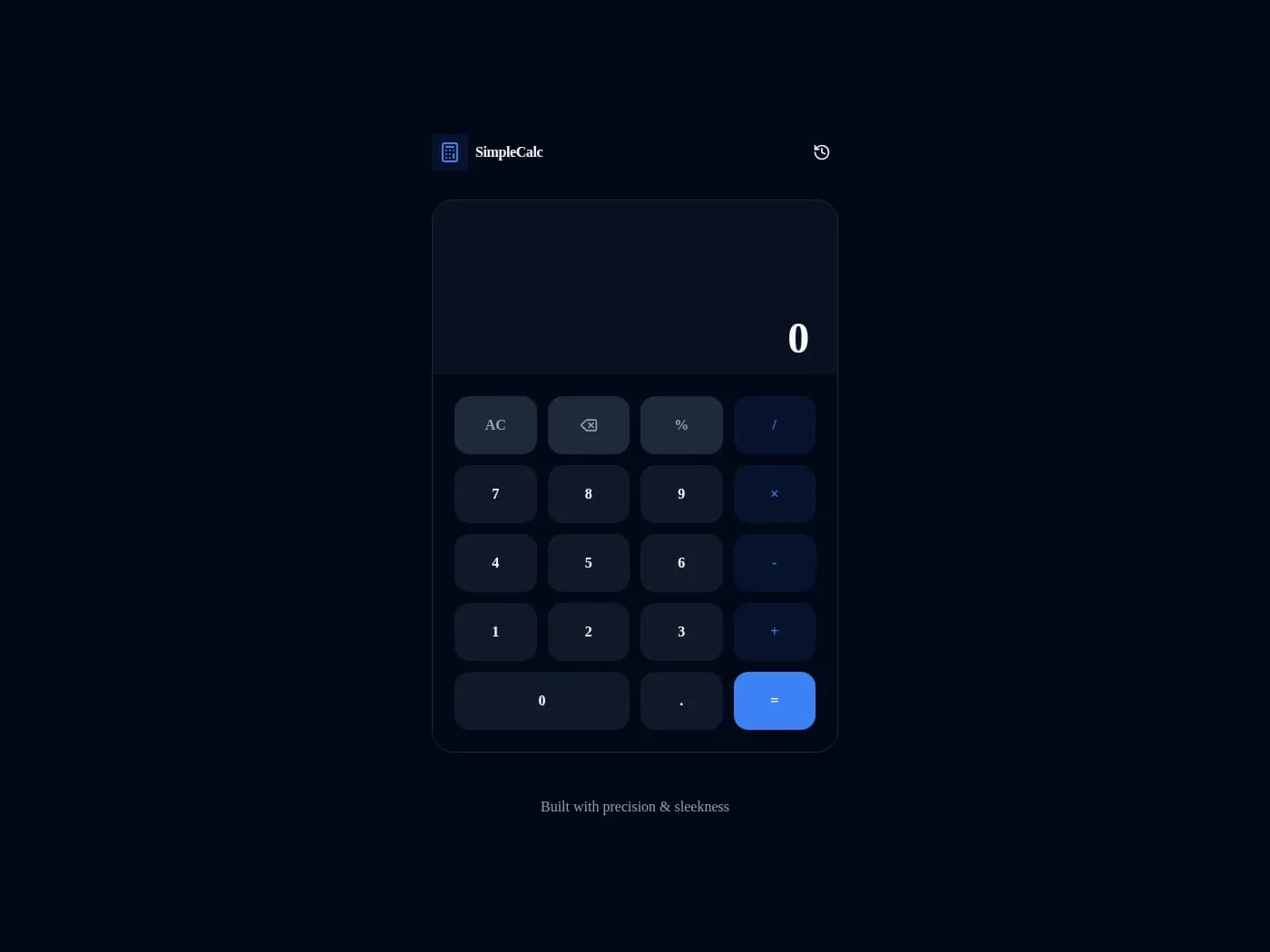 SimpleCalc