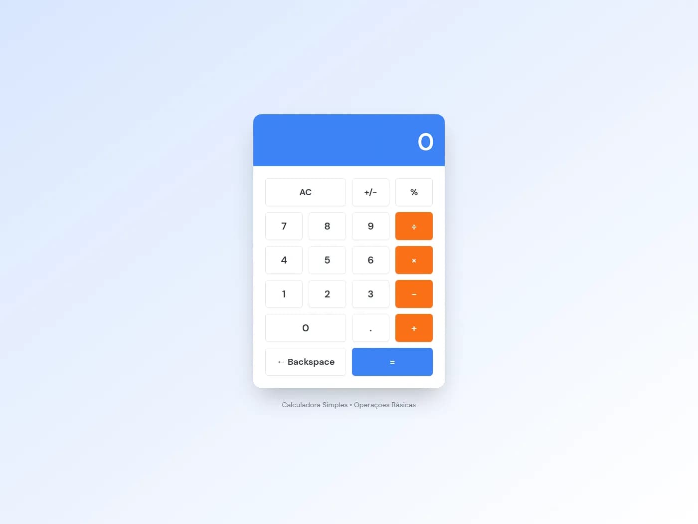 Simple Calculator JS