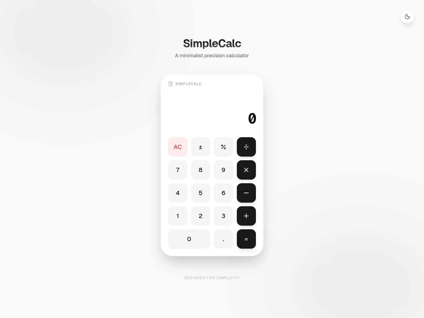 SimpleCalc
