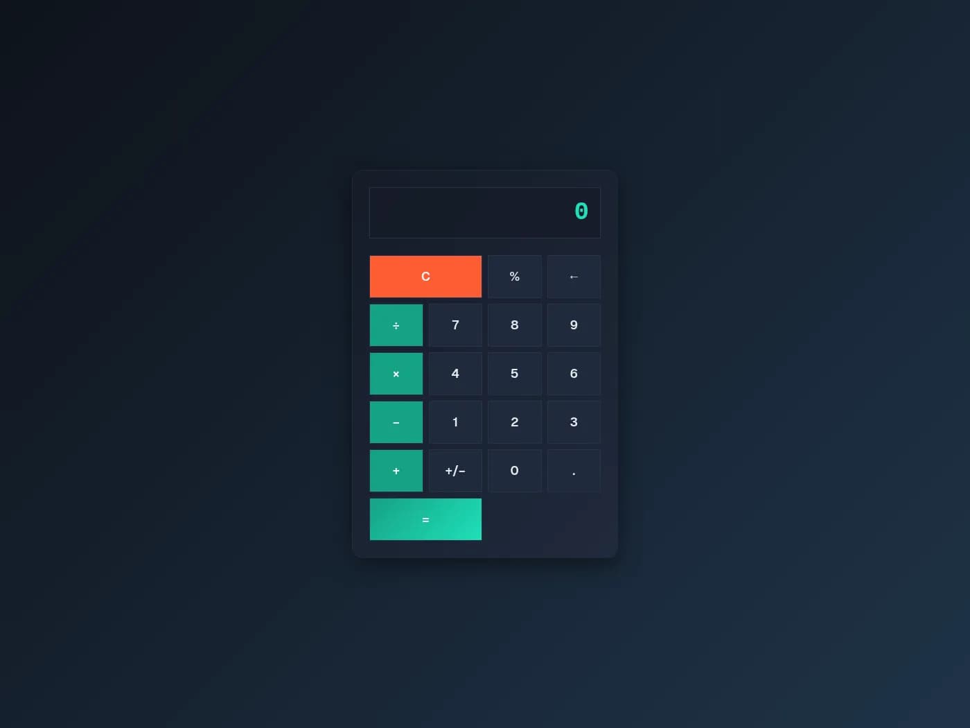 Simple Web Calculator
