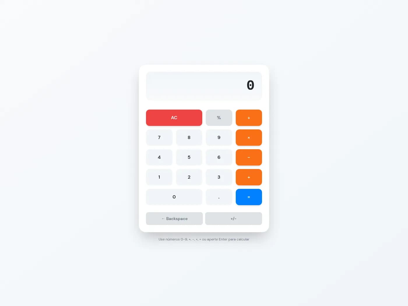 Simple Web Calculator