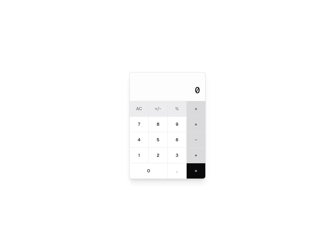 Simple Calc Web