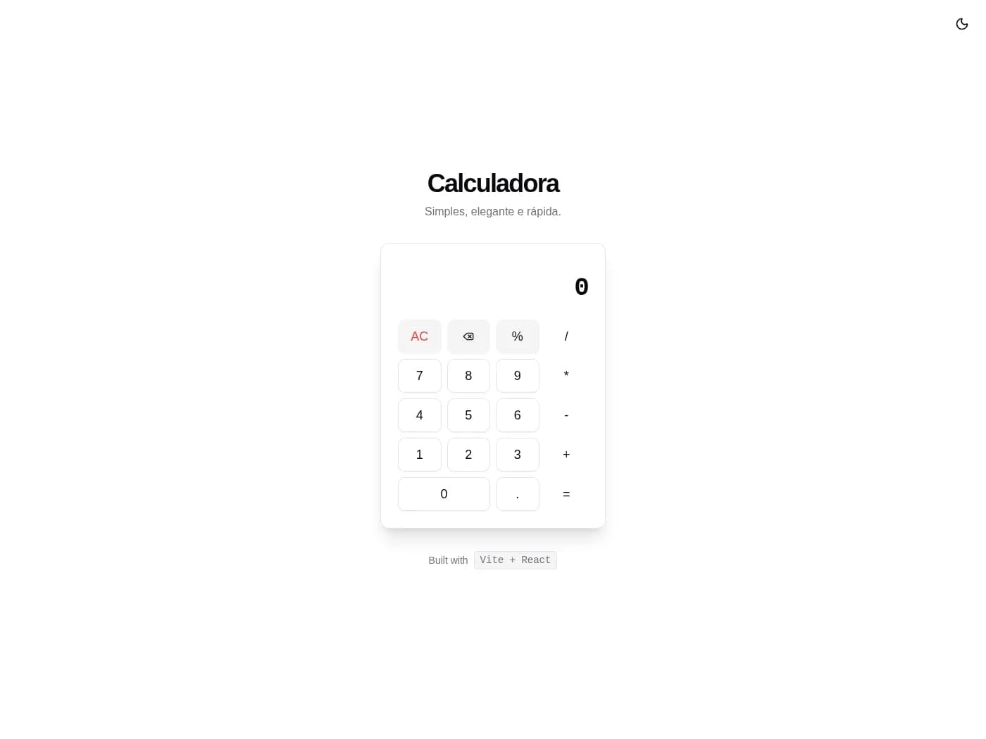 Simple Calculator