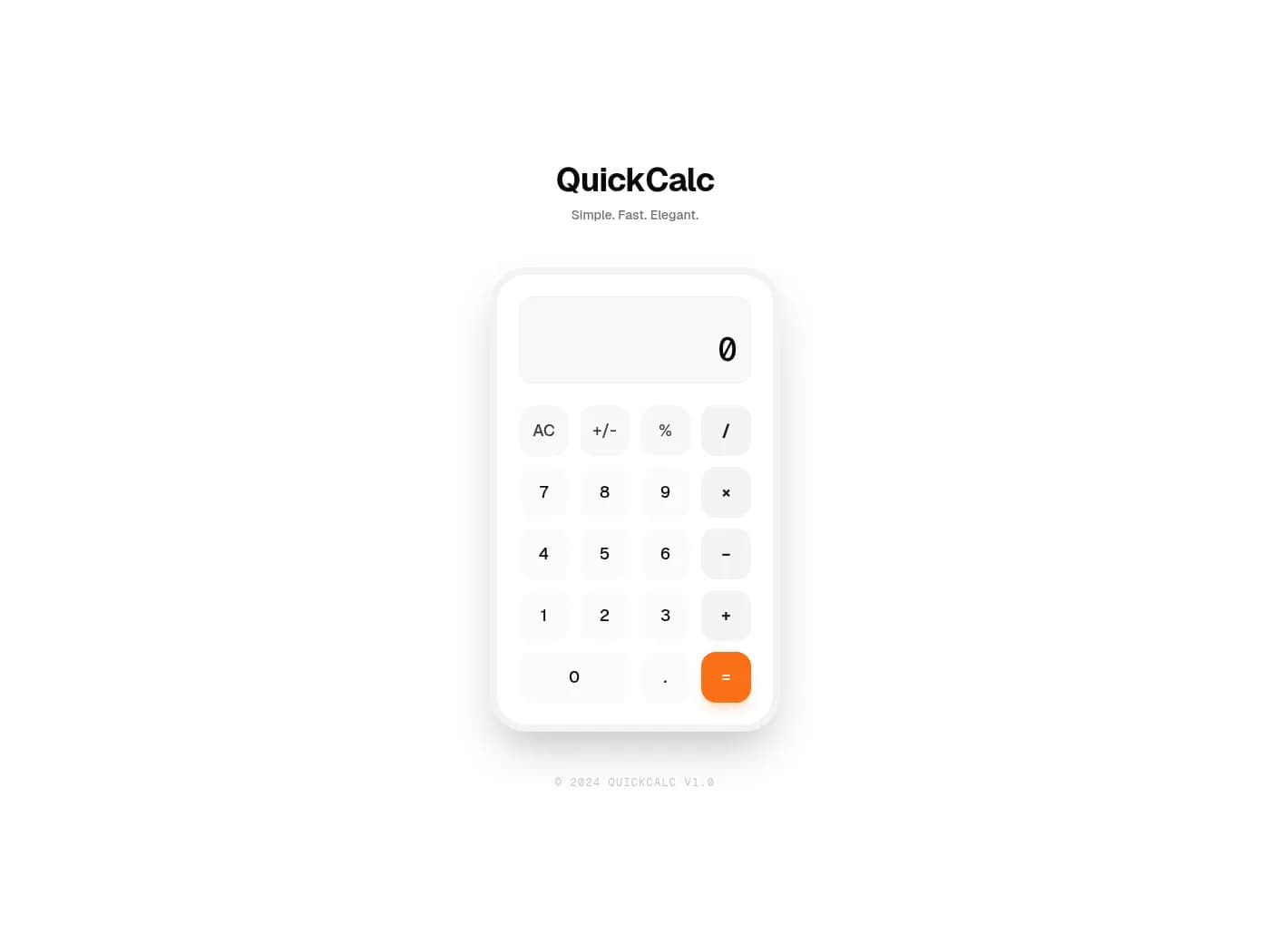 QuickCalc