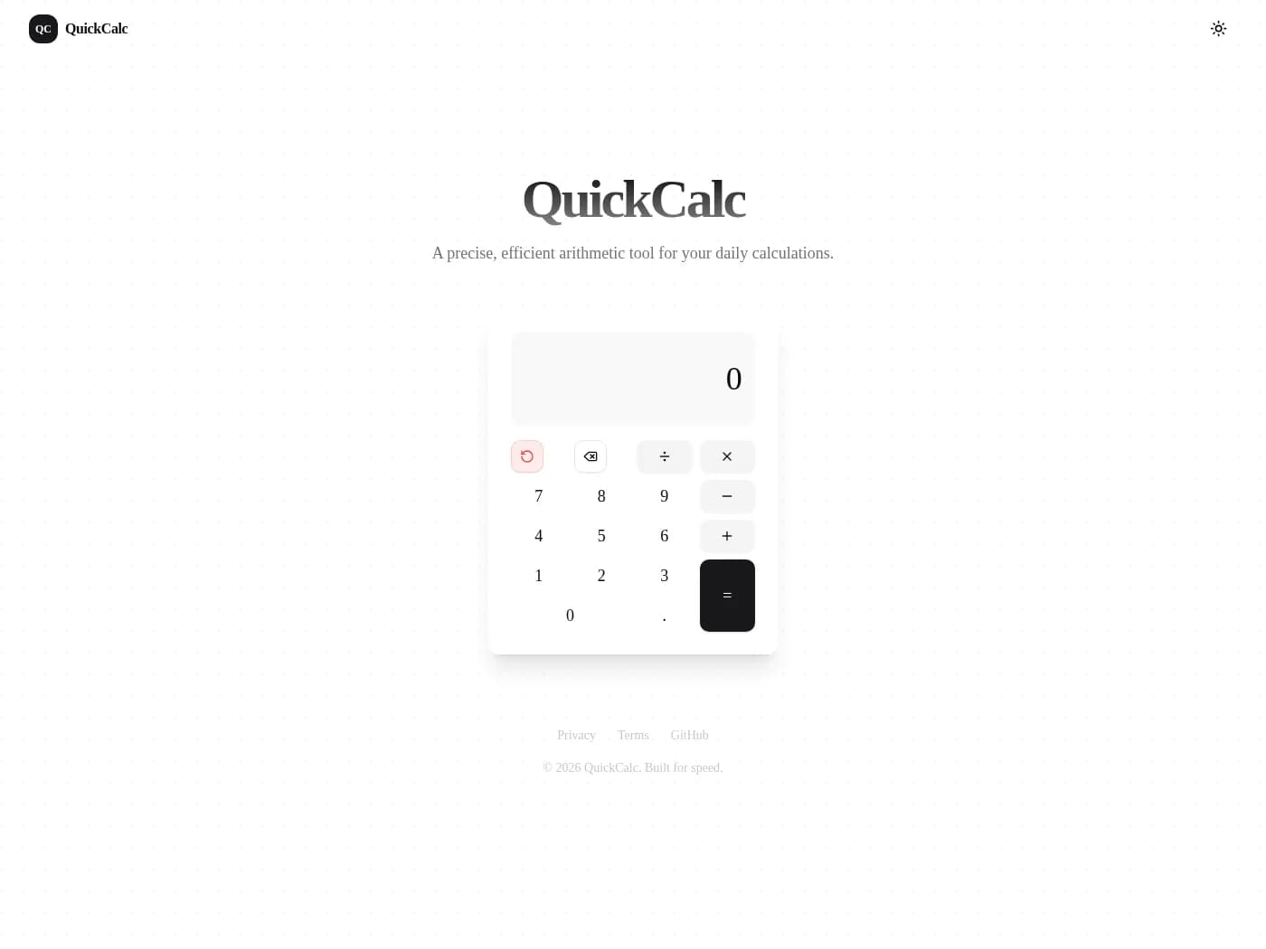 QuickCalc