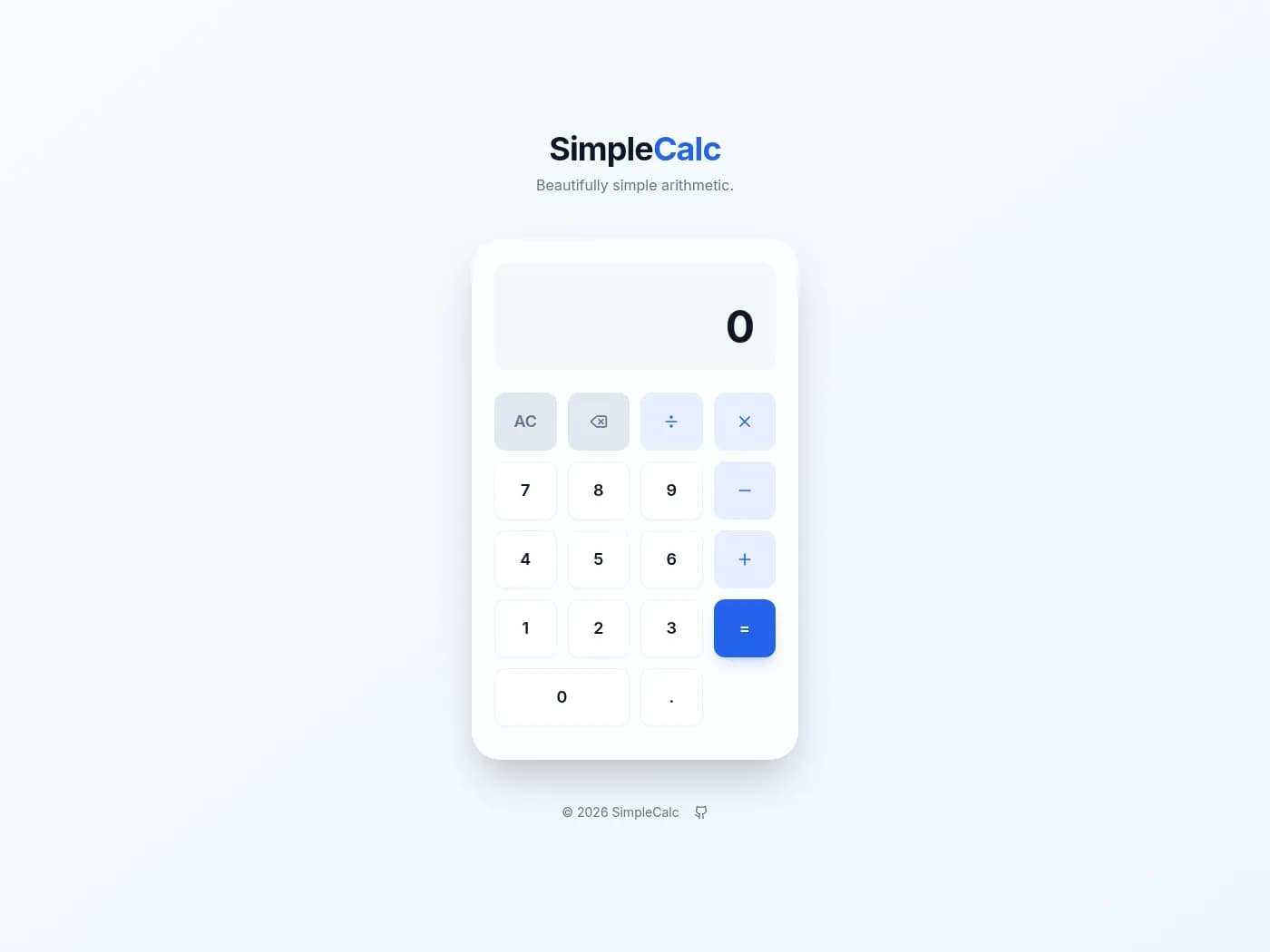 SimpleCalc
