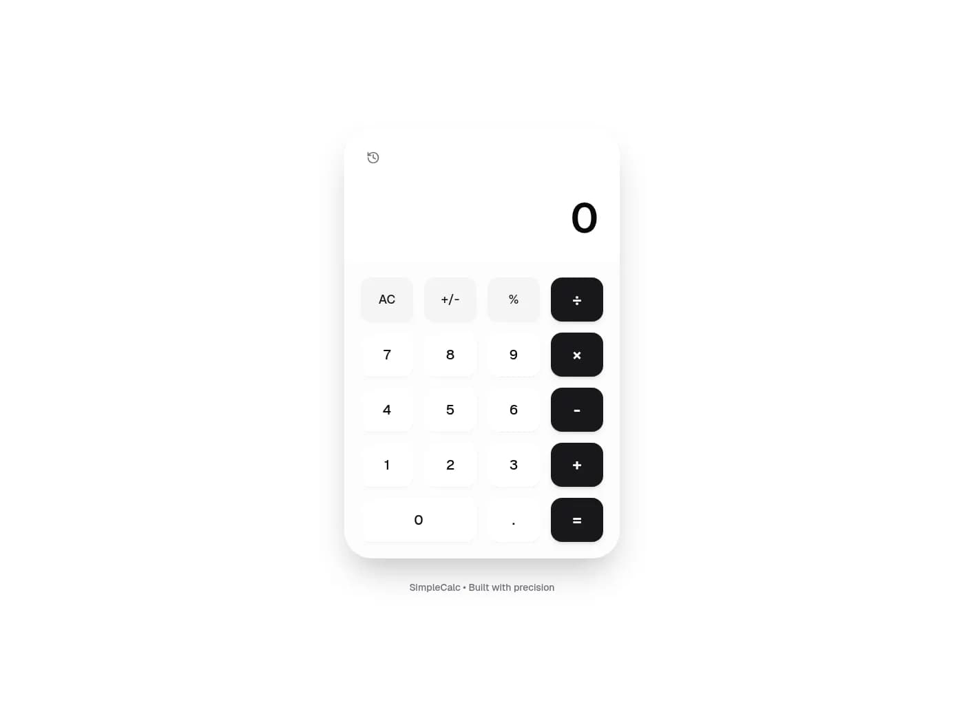 SimpleCalc