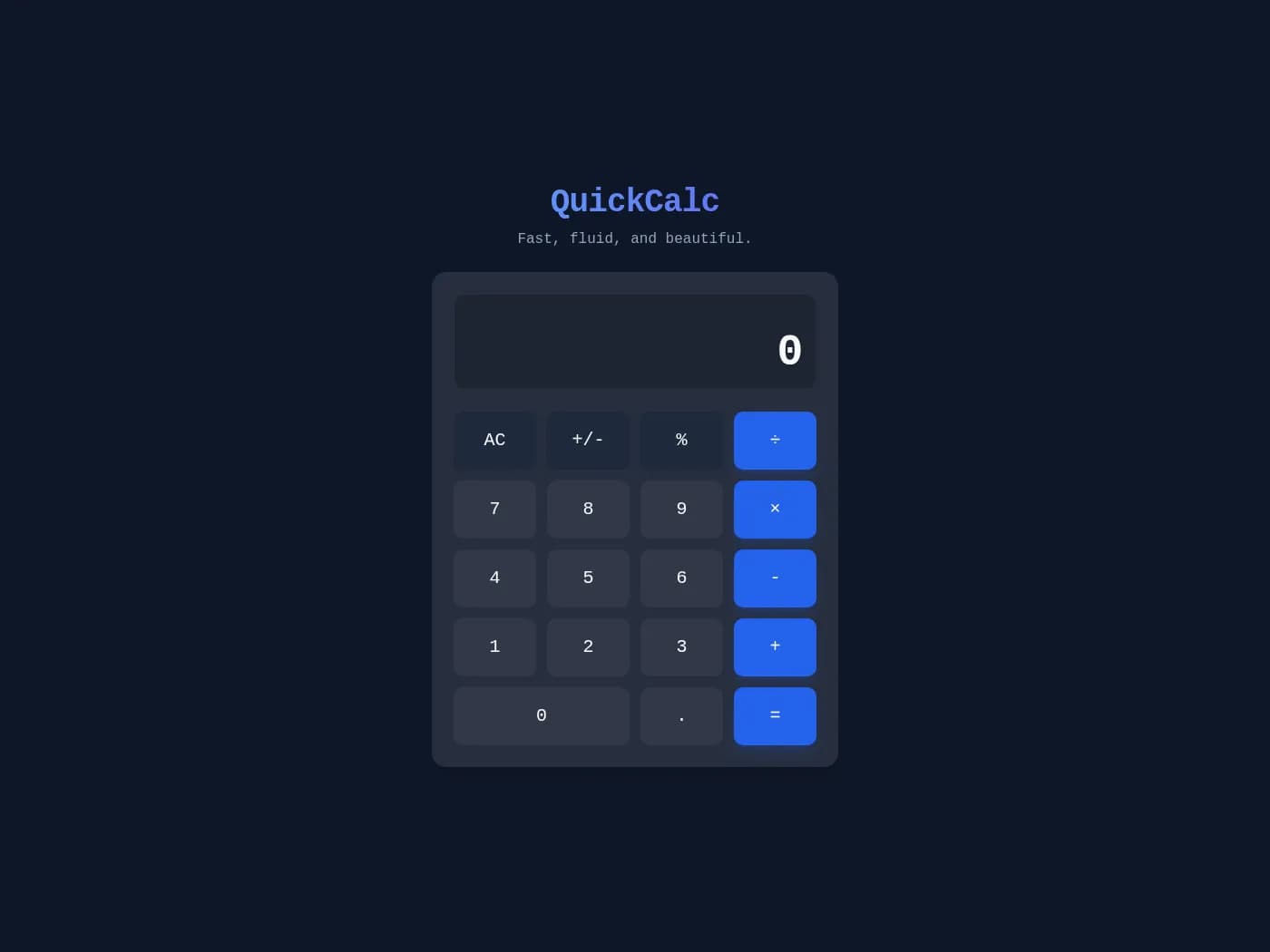 QuickCalc