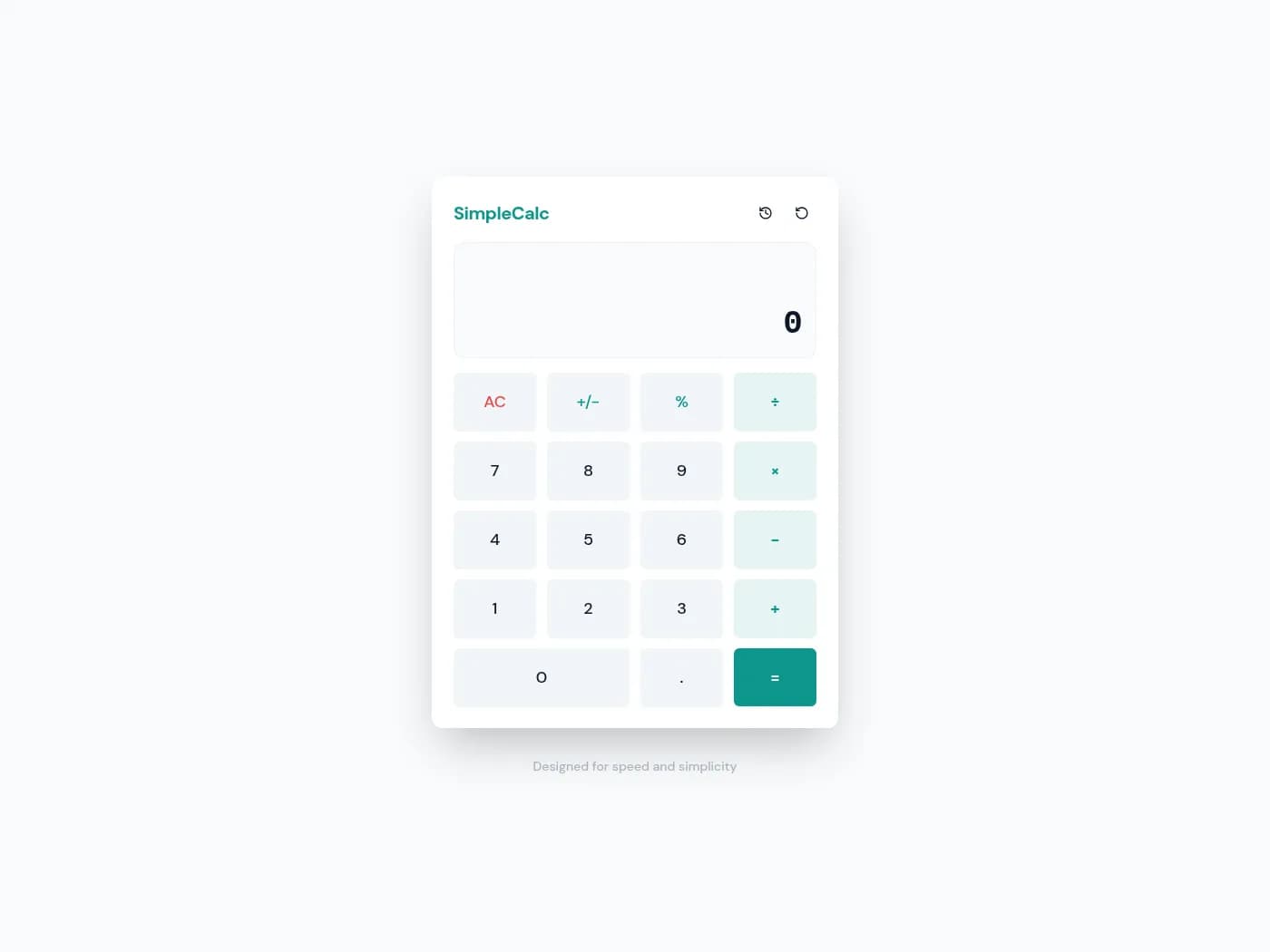 SimpleCalc