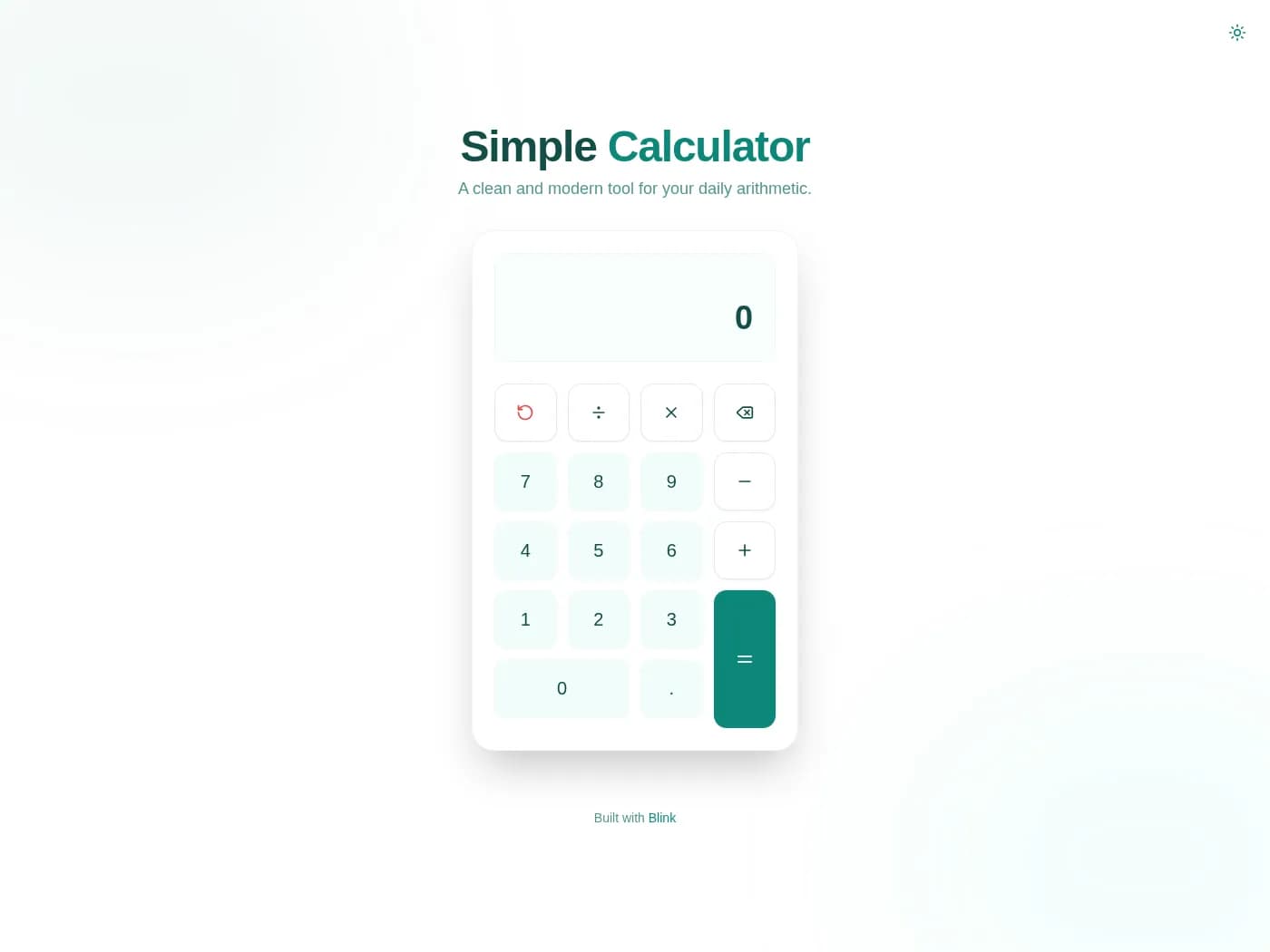 Simple Calculator