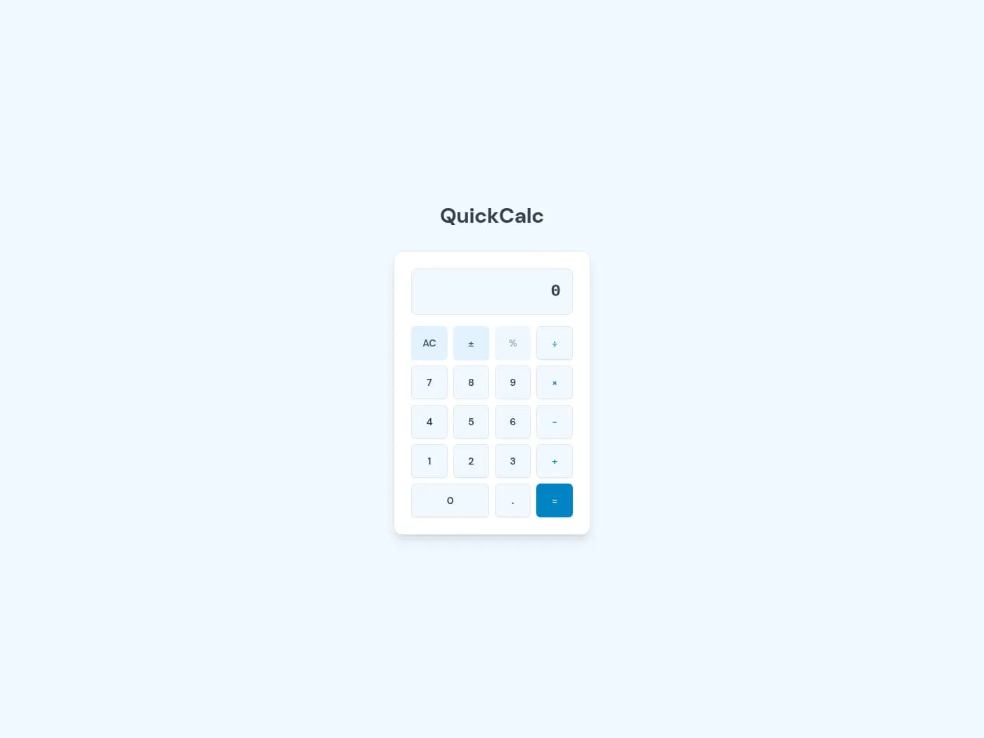 QuickCalc