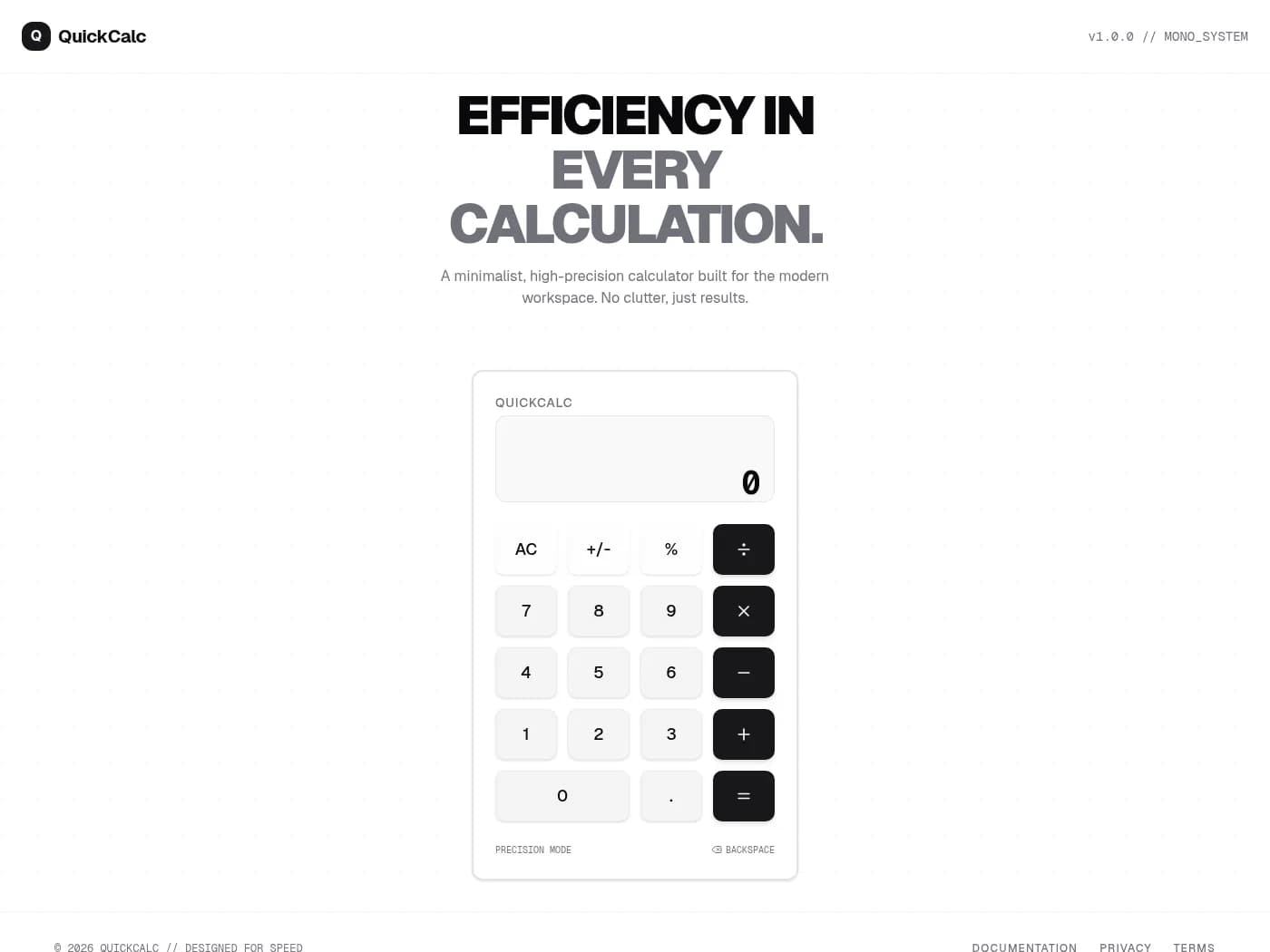 QuickCalc