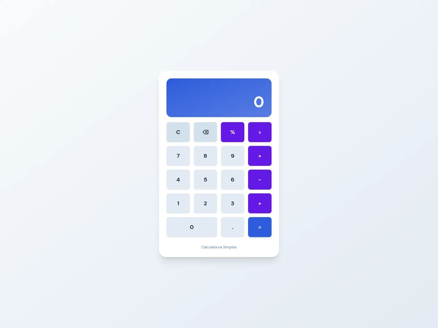 Simple Calculator