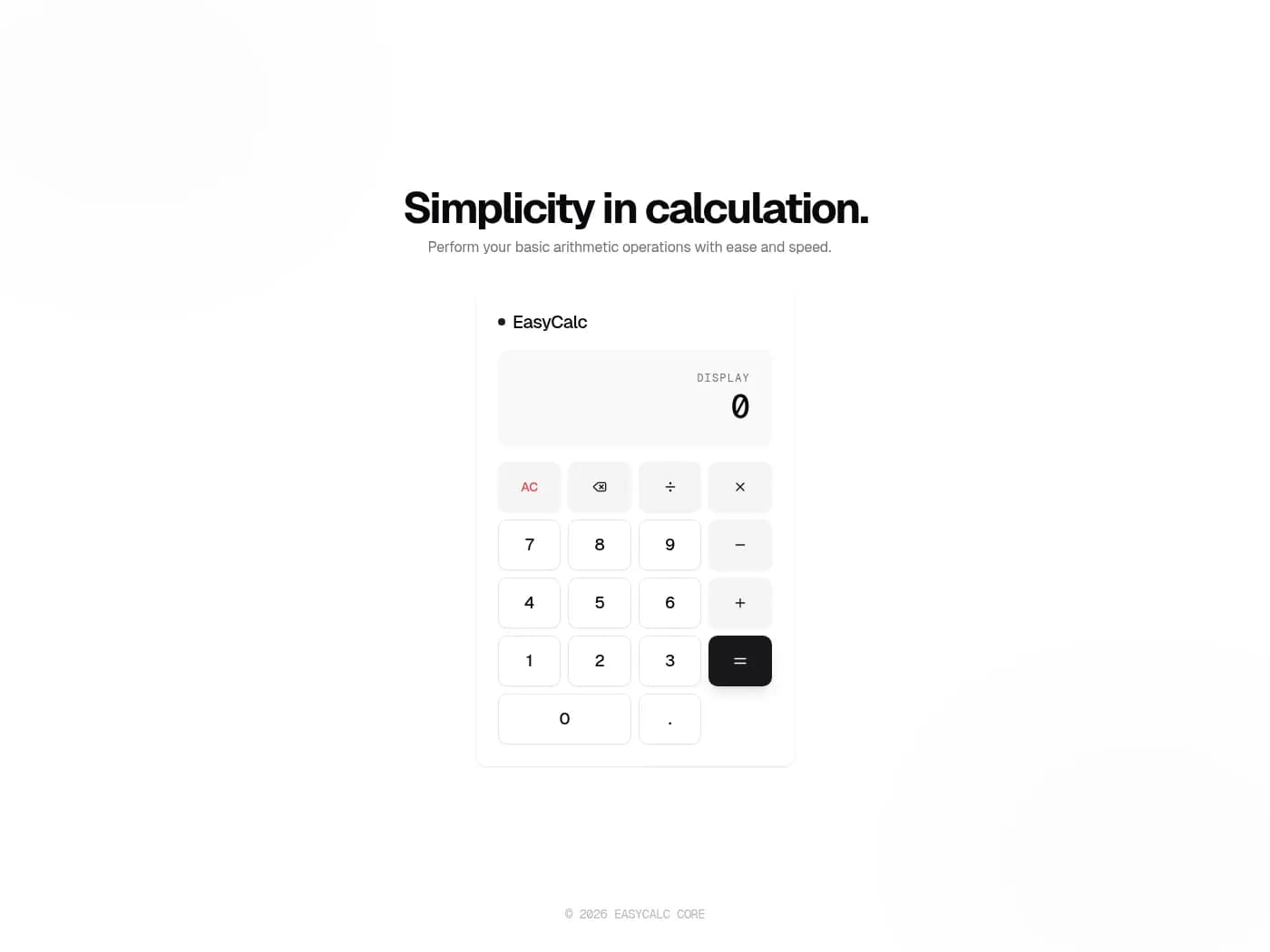 EasyCalc