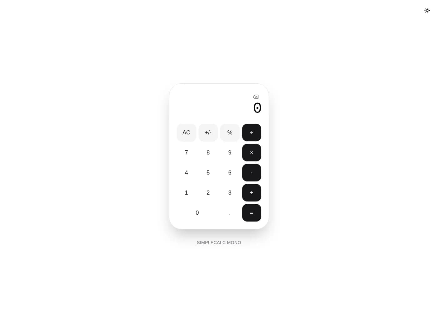 SimpleCalc