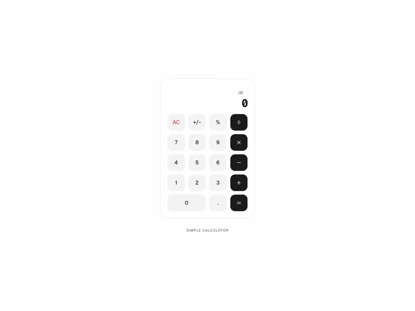 Simple Calculator