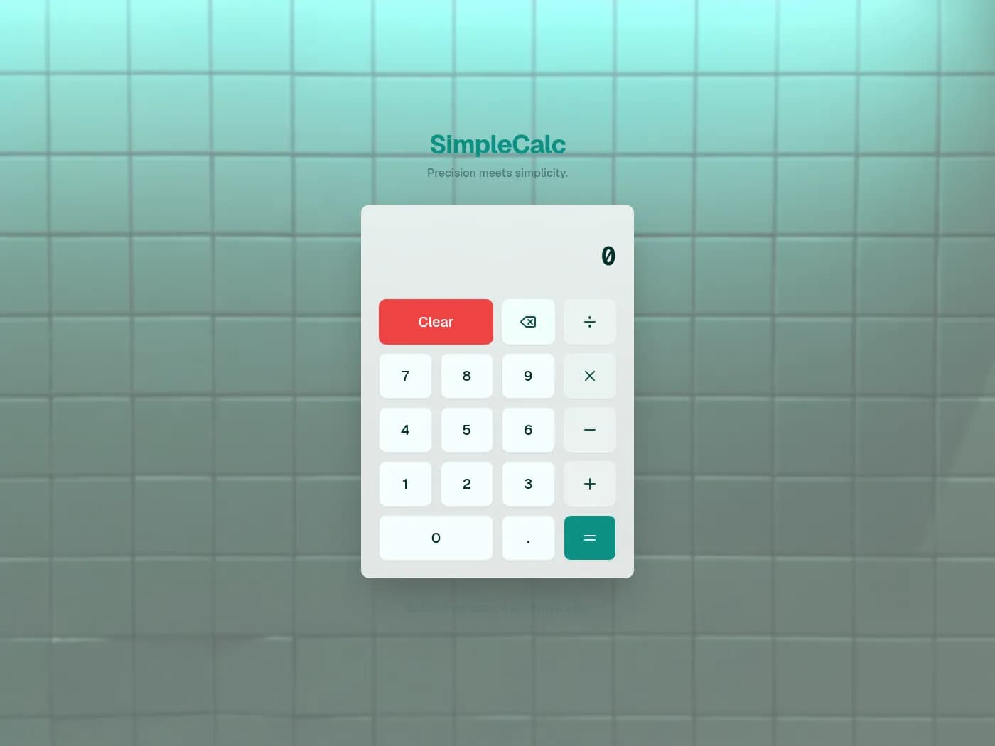 SimpleCalc