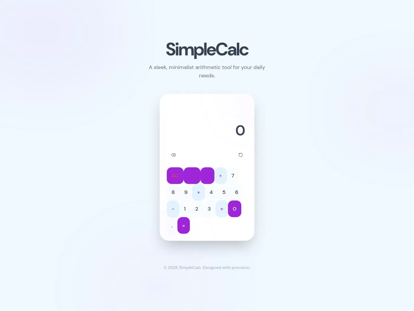 SimpleCalc