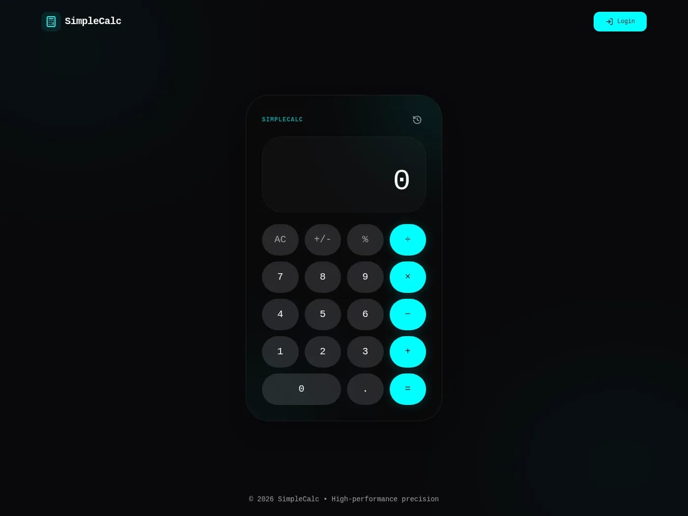 SimpleCalc