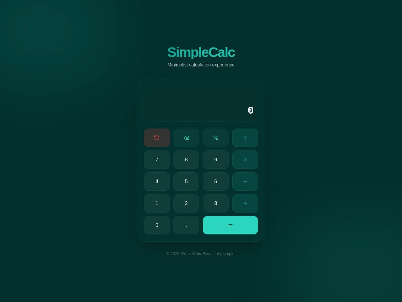 SimpleCalc