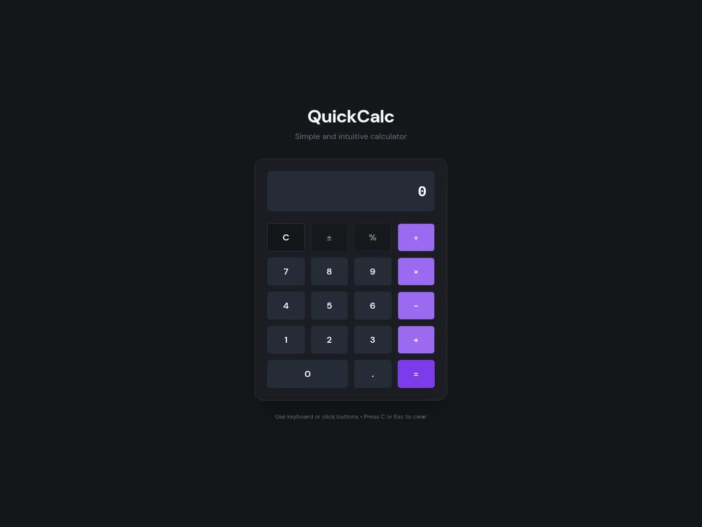 QuickCalc