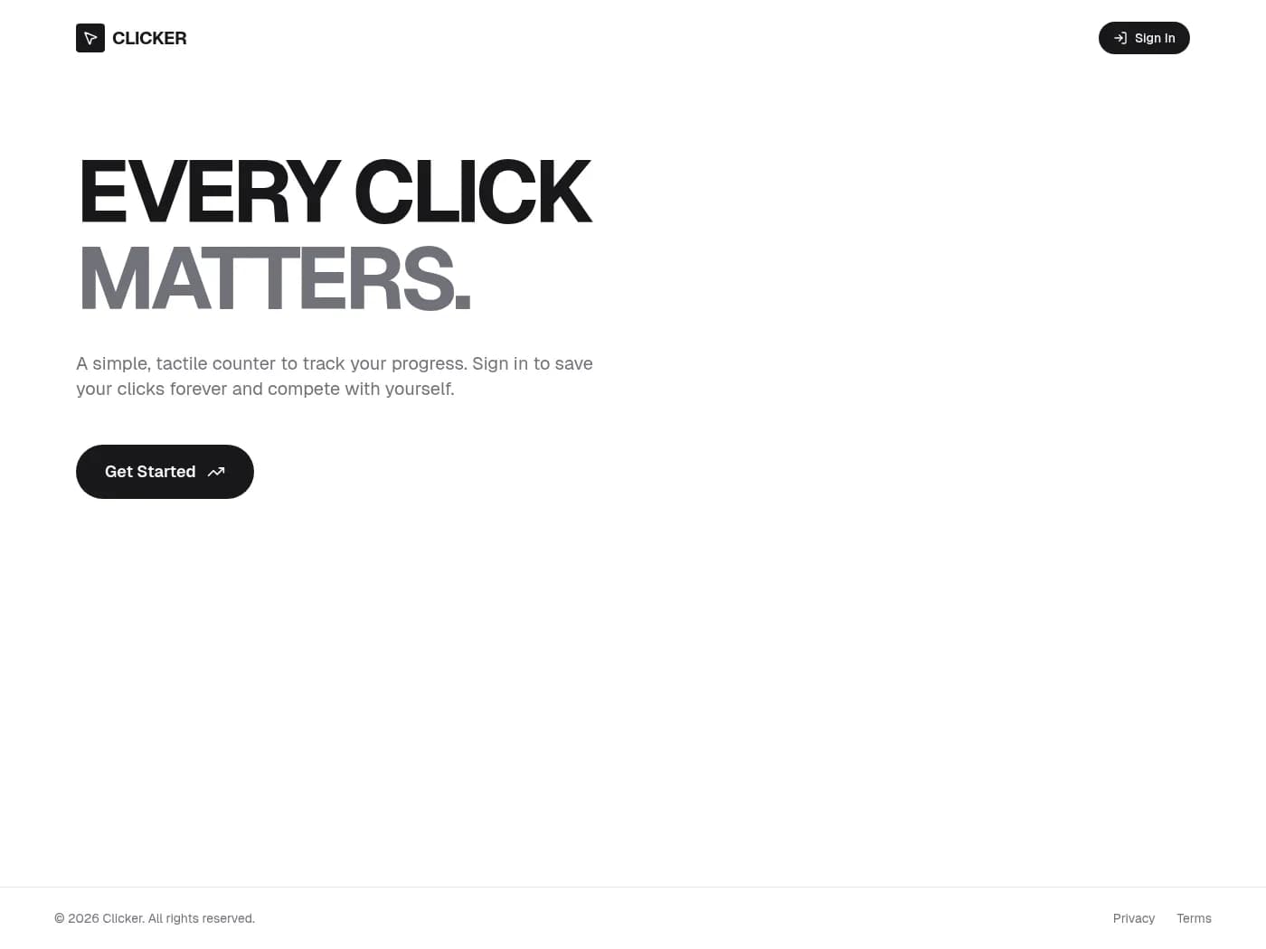 Simple Click Counter