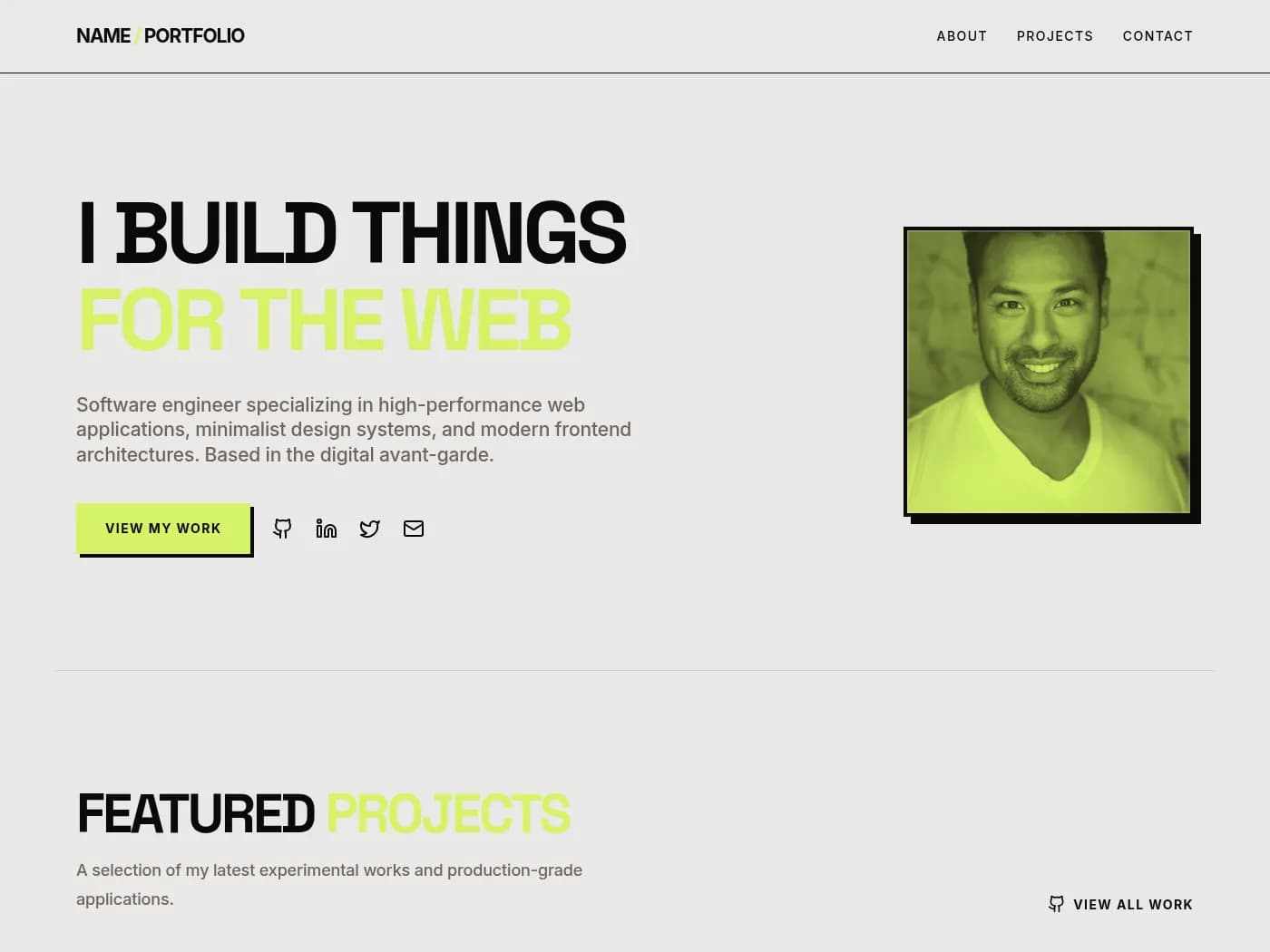 Simple GitHub Page