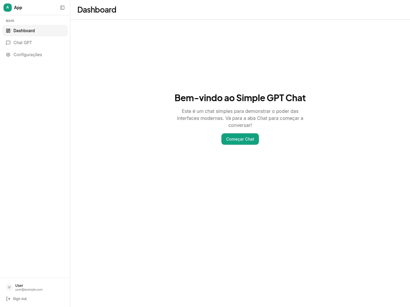 Simple GPT-like Chat
