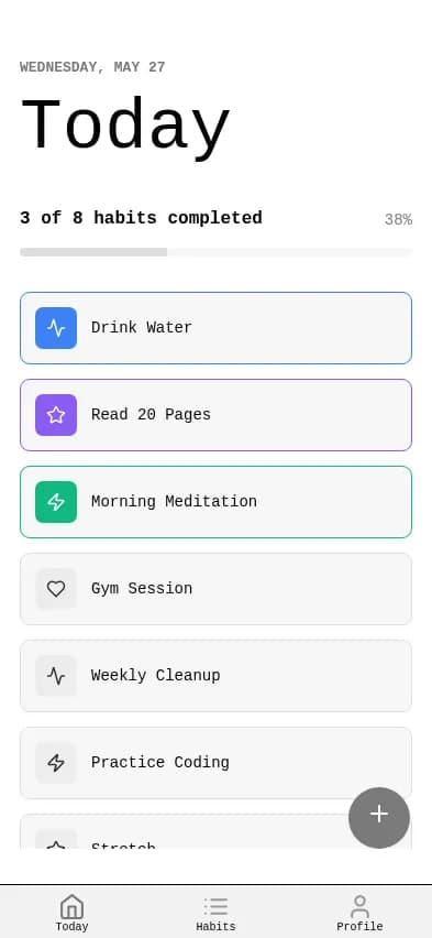 Simple Habit Tracker
